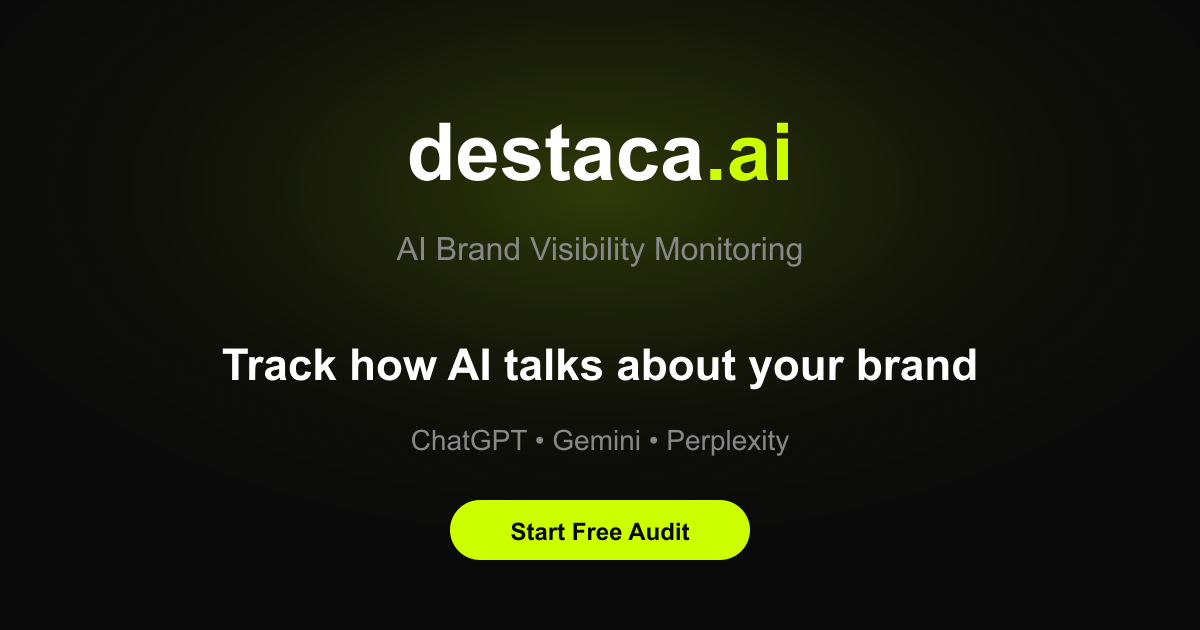 destaca.ai - AI Brand Visibility Monitoring